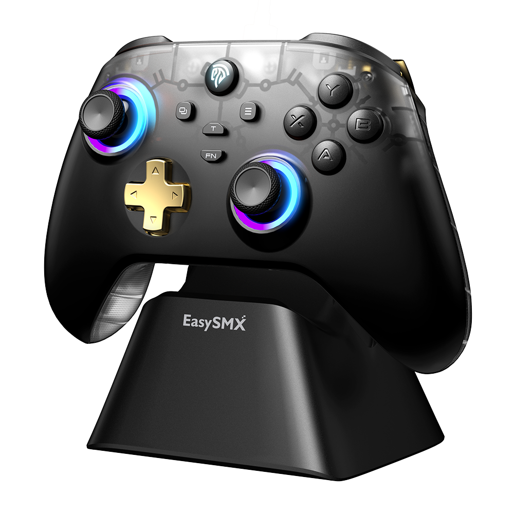 EasySMX D10 Gaming Controller – TMR Sticks, Trigger Lock, RGB, Multi ...