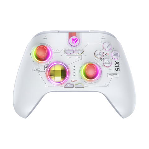 EasySMX X15 Wireless RGB Controller With RGB Light and Hall Joysticks ...